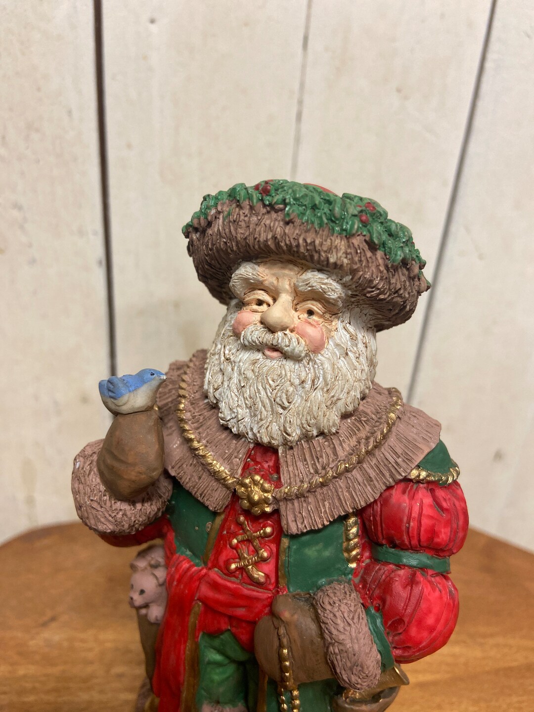 Vintage Midwest Santa, Blue Bird, Santa With Nature - Etsy