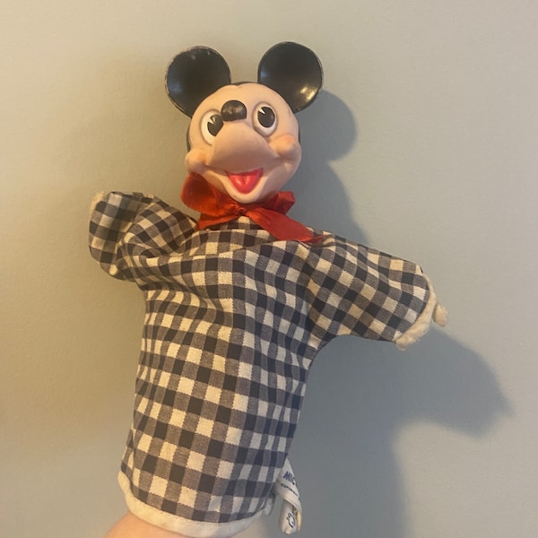 Mickey Mouse Hand Puppet - Etsy