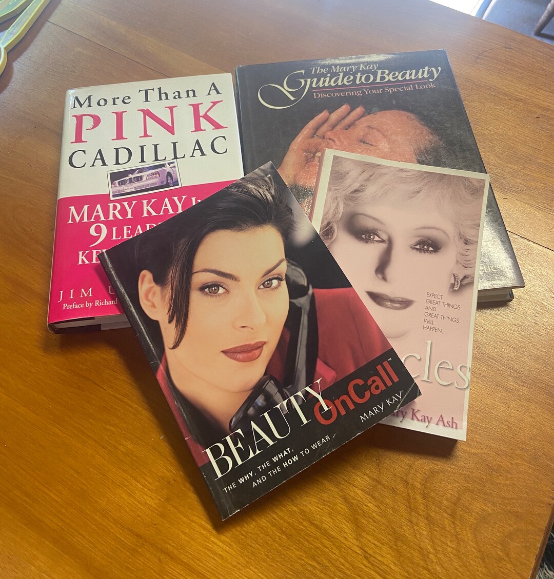 4 Mary Kay Books, Mary Kay Ash, Beauty on Call, Miracles Happen, More ...