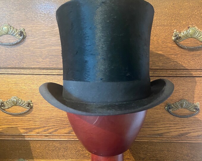 Antique Top Hat, Beaver, Wippert, Buffalo, New York, Steampunk Style - Etsy