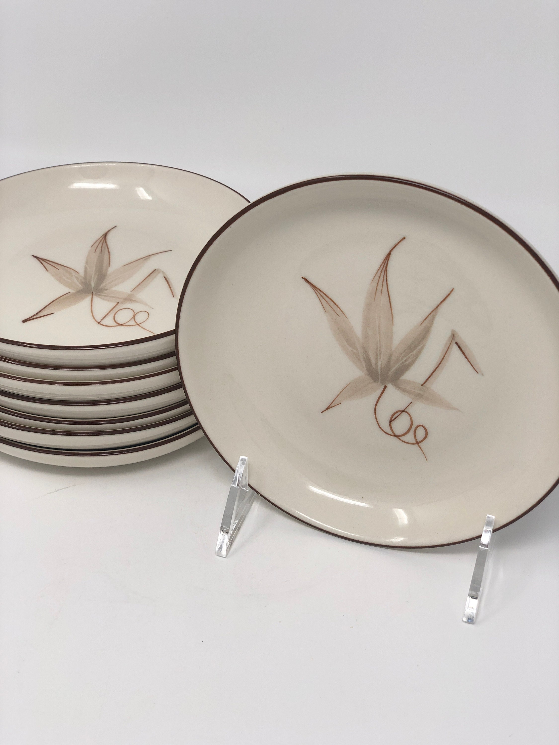 Plates Set of 8 Winfield China Passion Flower Bread & Butter Plates 5 ...