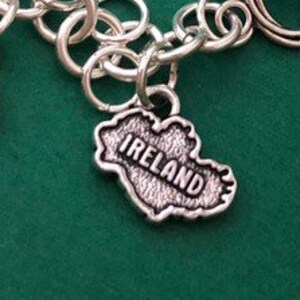 Irish Charm Bracelet, Celtic Charm Bracelet, Irish Jewelry, Ireland ...