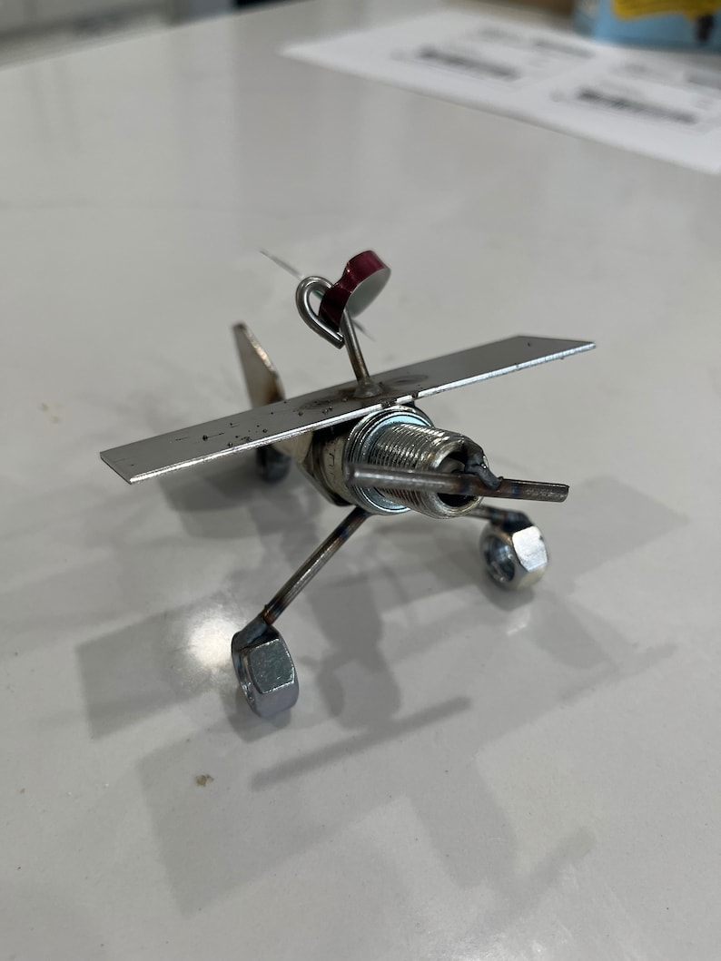CHRISTMAS Handmade Metal Airplane Christmas Ornament WW1 WW2 - Etsy