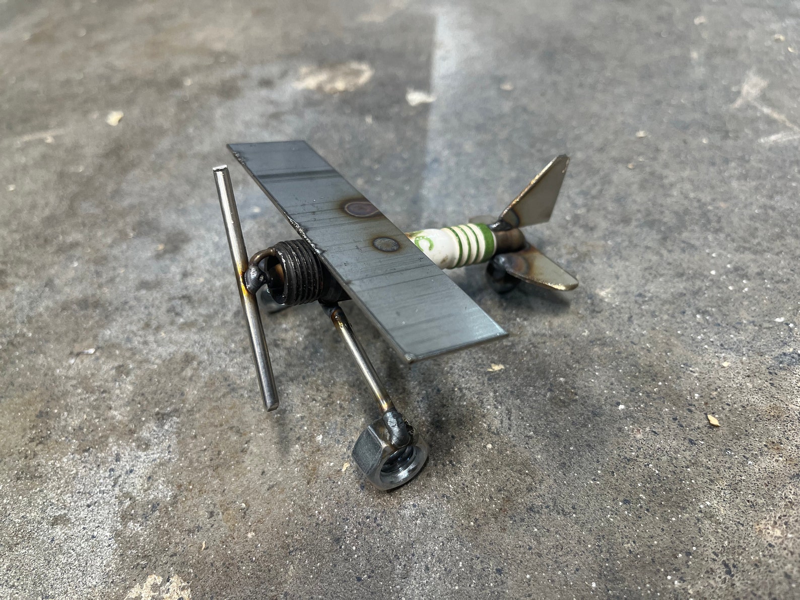 Spark Plug Metal Airplane Handmade WW1 WW2 - Etsy