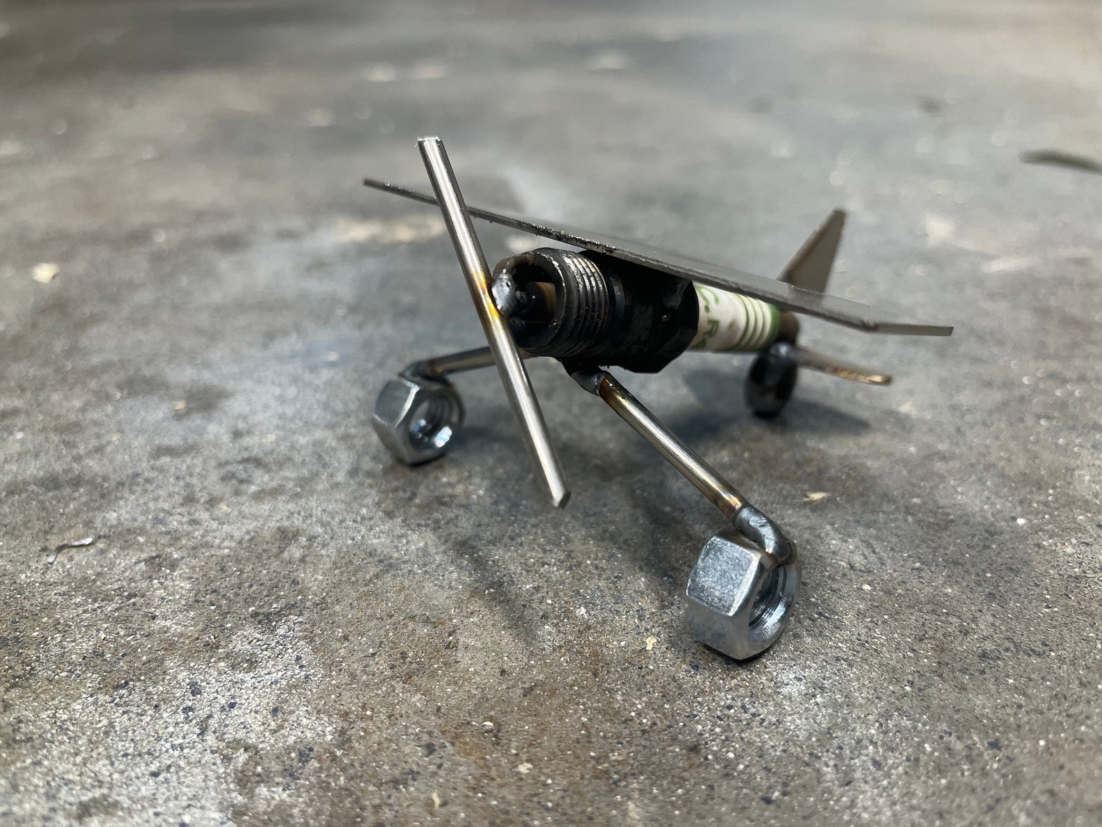 Spark Plug Metal Airplane Handmade WW1 WW2 - Etsy