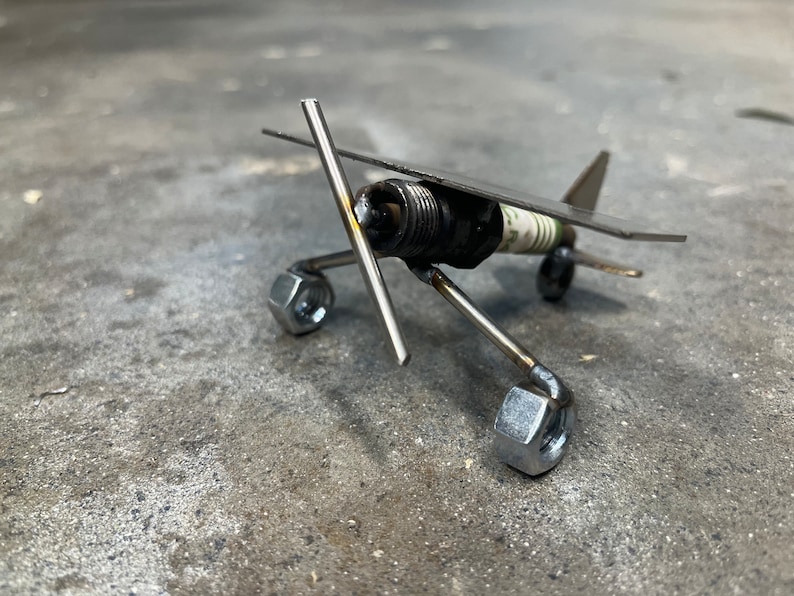 Spark Plug Metal Airplane Handmade WW1 WW2 - Etsy