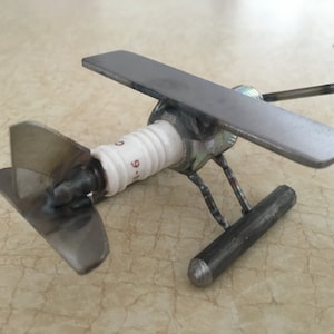 Seaplane Airplane Handmade Metal Art - Etsy