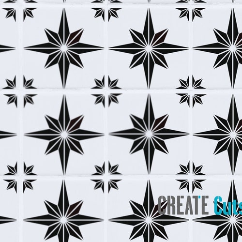 Star Tile STENCIL / Tile Template / Wall Floor Repeat Pattern - Etsy UK