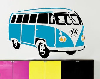Vw Van Stencil | Etsy