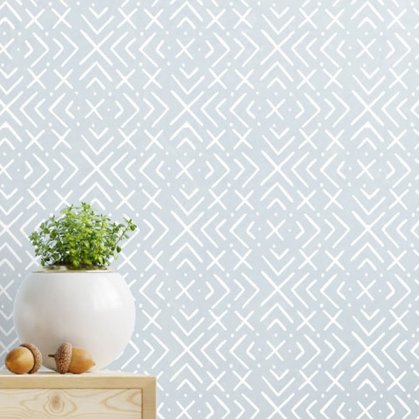 Modern Wall Stencil - Etsy