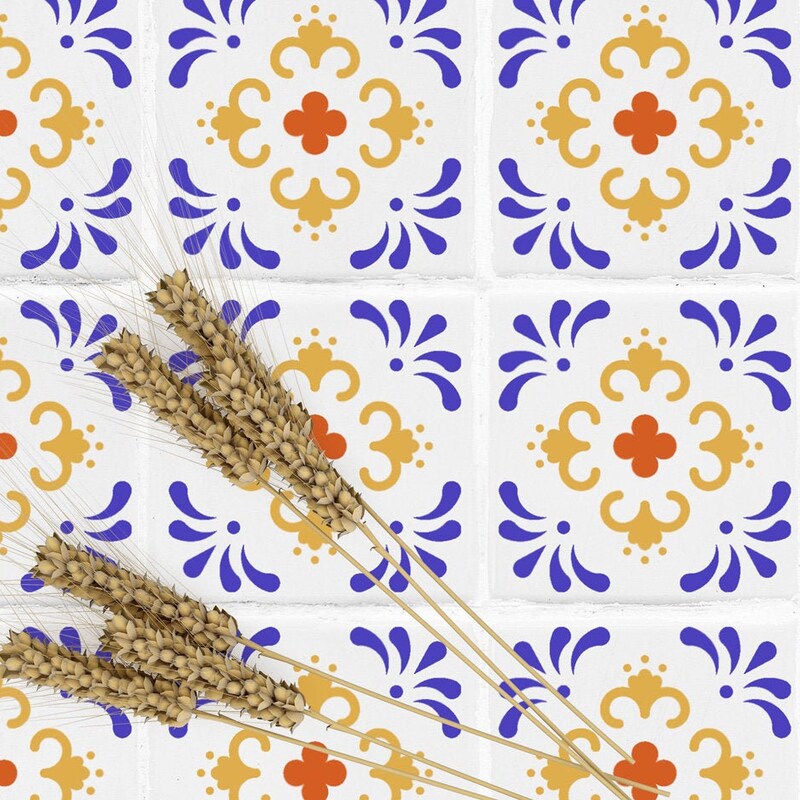 Mexican Tile Stencils - Etsy