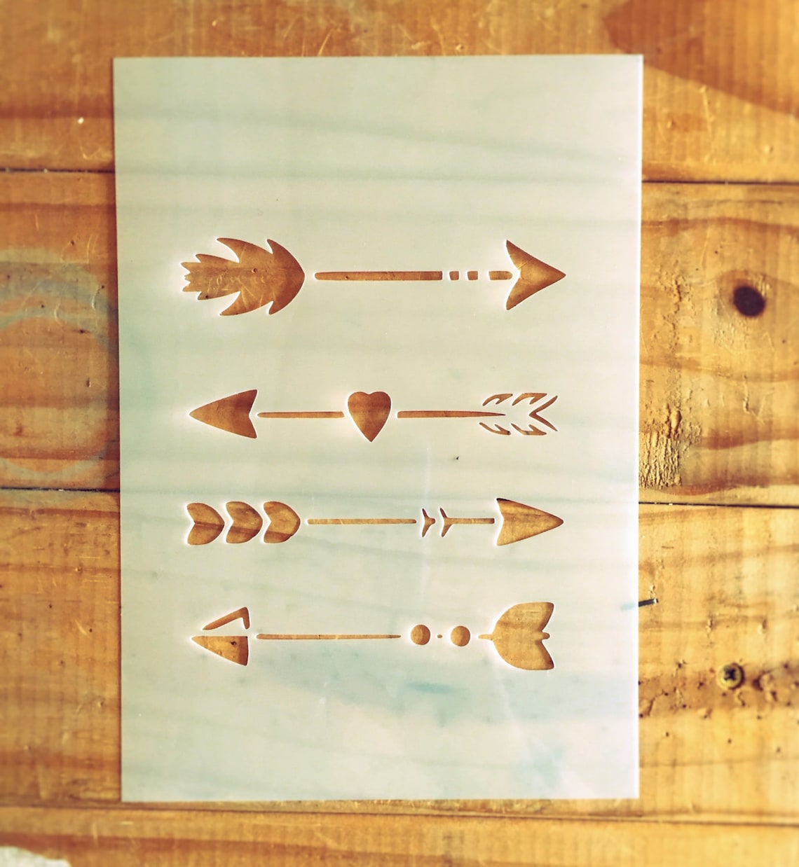 Arrows Stencil set of 4 for Home Wall Interior Decor / Craft - Etsy UK