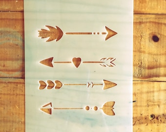 Arrow Stencil Reusable Arrow Stencil art Stencil DIY Craft - Etsy