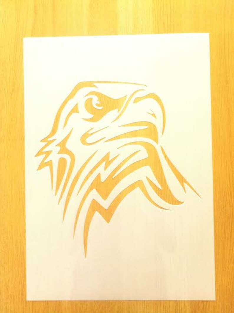American Eagle STENCIL Home Wall Art Interior Decor Bird - Etsy