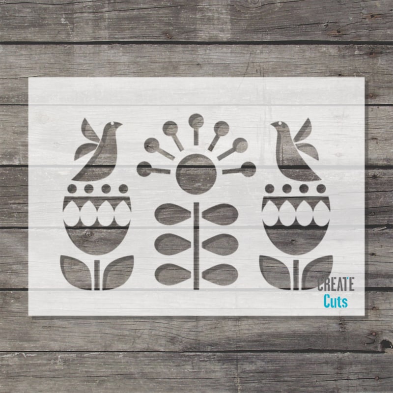 Scandi Stencil - Etsy UK