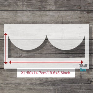 Waves Edge Border STENCIL / Wall, Furniture, Craft Edge Reusable Decor ...