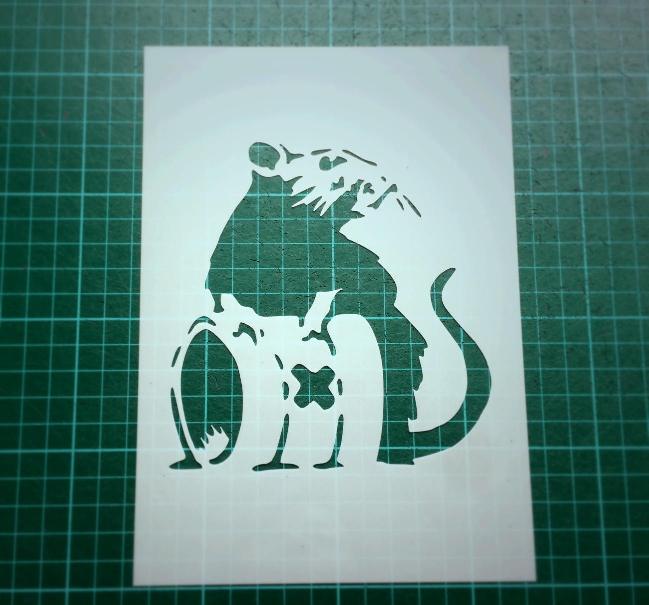 Banksy Toxic Rat Reusable STENCIL for Room Interior Decor / Banksy Rat ...