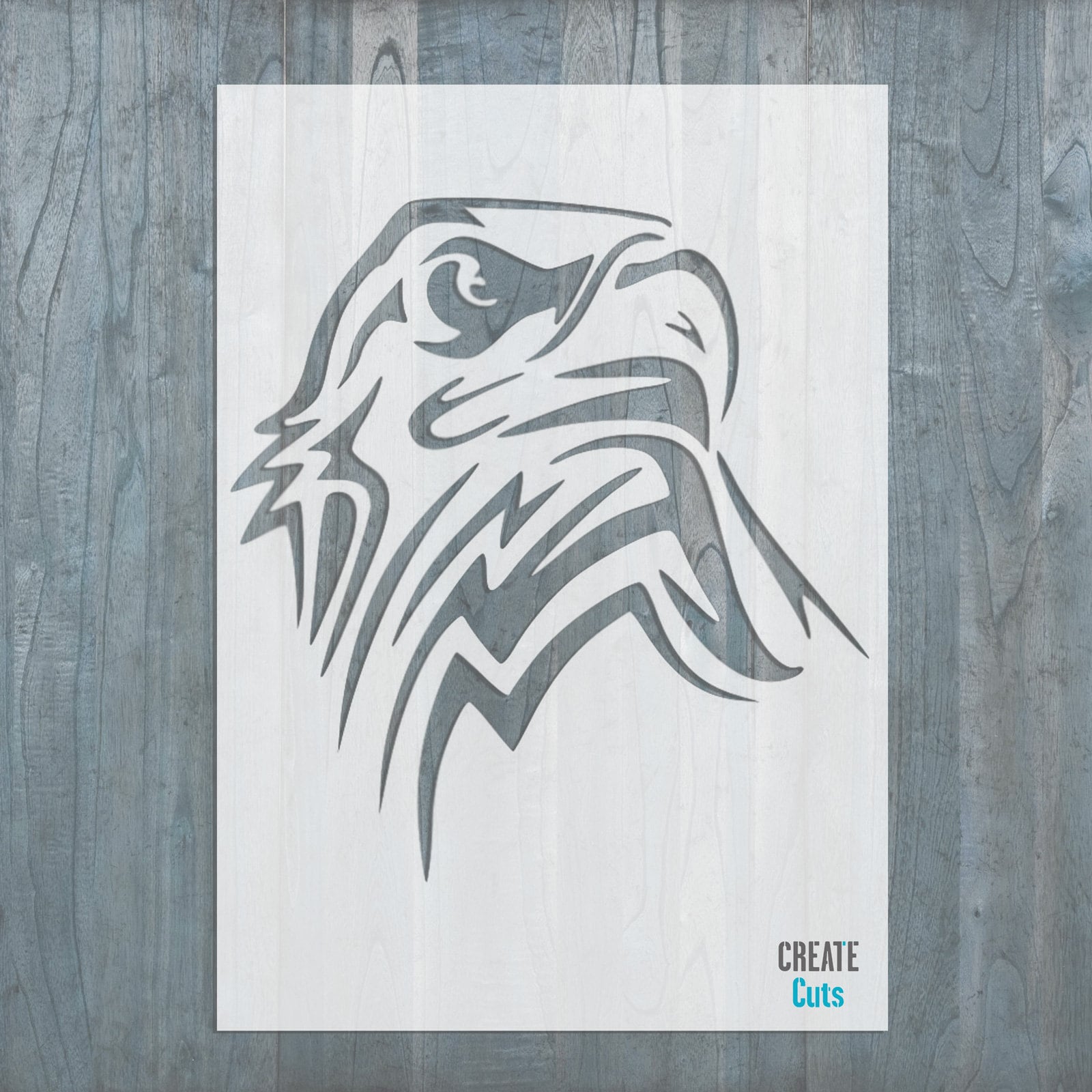 American Eagle STENCIL Home Wall Art Interior Decor Bird | Etsy