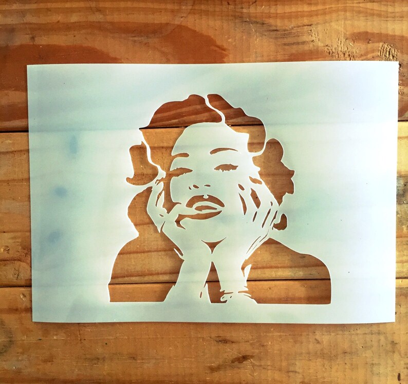 Madonna Singer STENCIL for Home Wall Interior Decor / Famous - Etsy