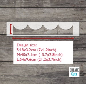Waves Edge Border STENCIL / Wall, Furniture, Craft Edge Reusable Decor ...