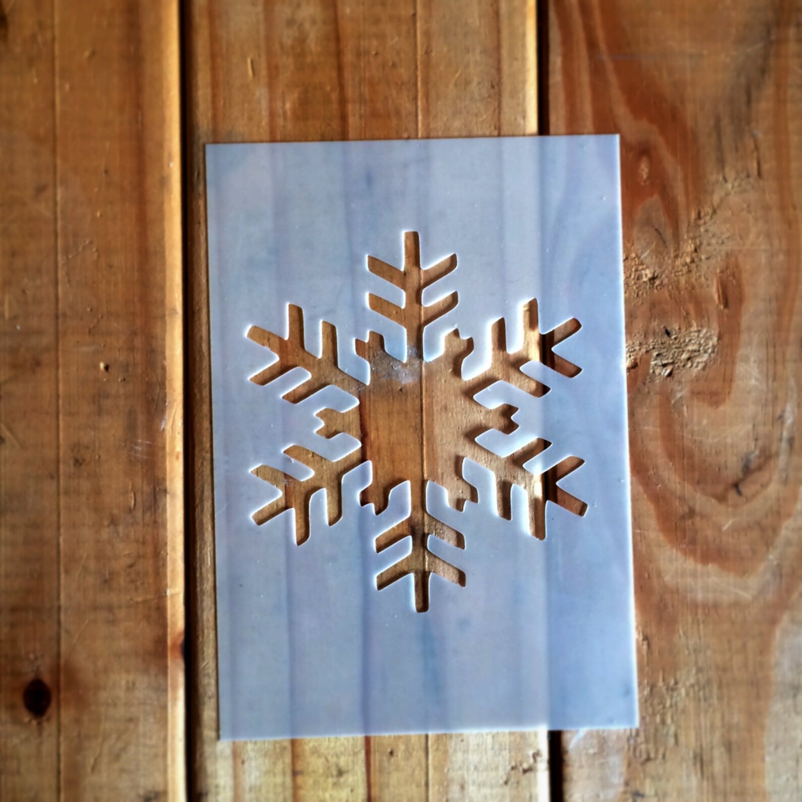 Snowflakes Christmas STENCIL /windows Cards Decor / Xmas | Etsy
