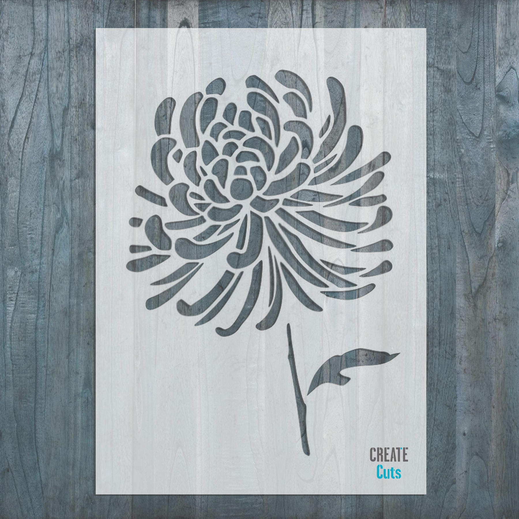 Chrysanthemum Stencil