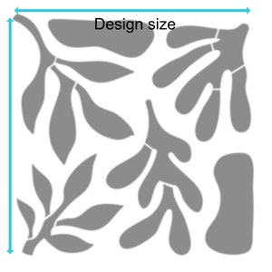 Hand-drawn Leaves STENCIL / Crafs Template / Simple Shapes Reusable ...