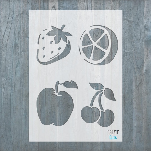 Orange Fruit Stencil - Etsy
