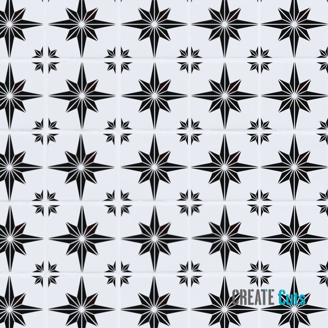 Star Tile STENCIL / Tile Template / Wall Floor Repeat Pattern - Etsy Canada