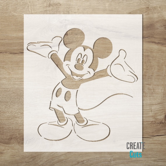Mickey Mouse Body Stencil