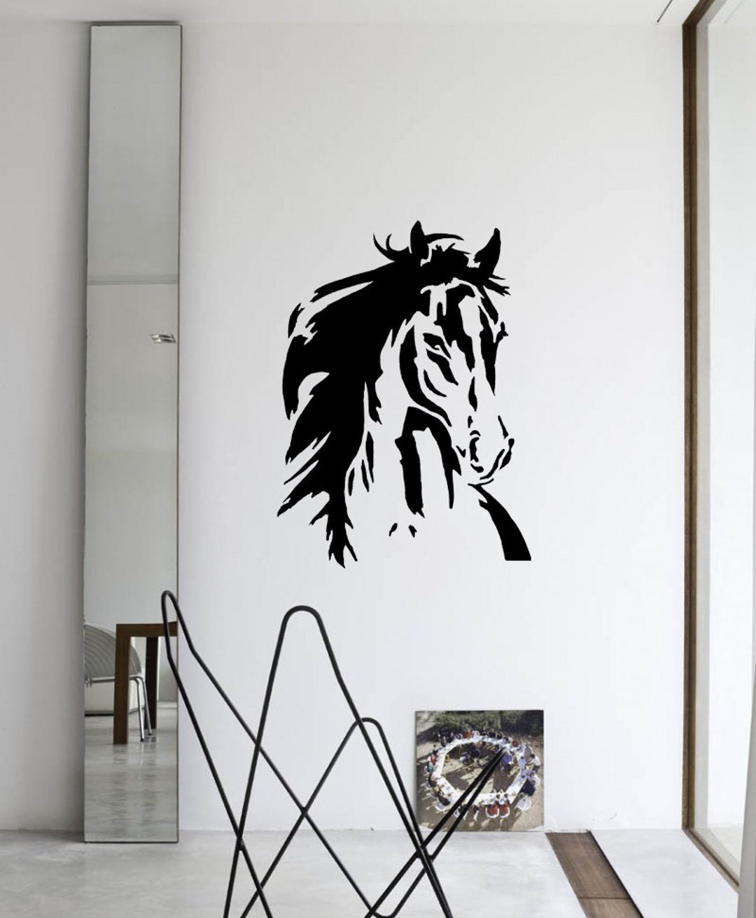 Horse Face Reusable Wall STENCIL for Home Interior Decor / Not a Decal ...