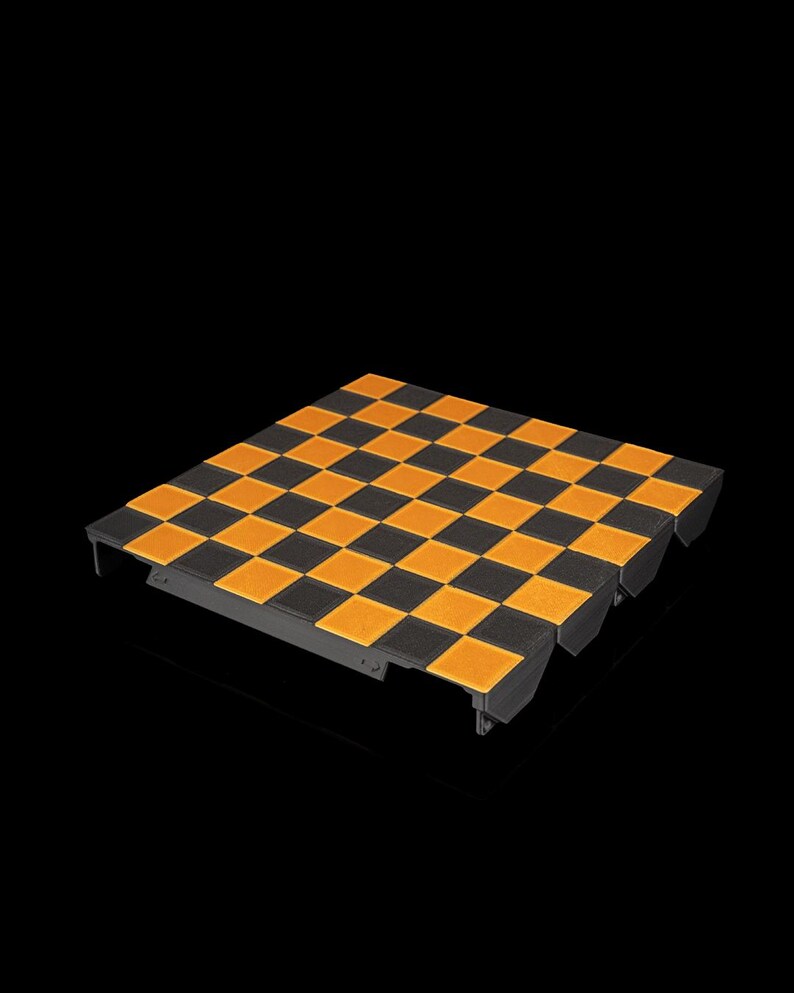 3D Printed Checkers Set | Foldable Geometric Board Game - Etsy