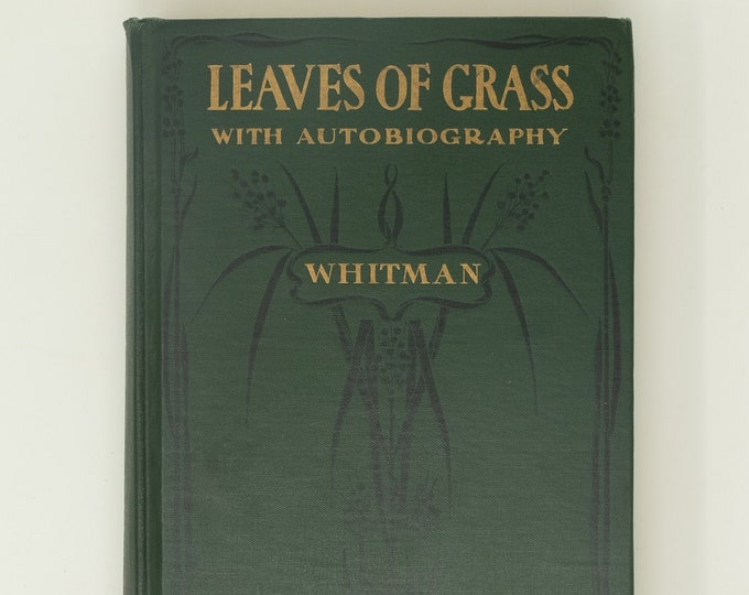 Leaves of Grass by Walt Whitman ©1900 - Etsy