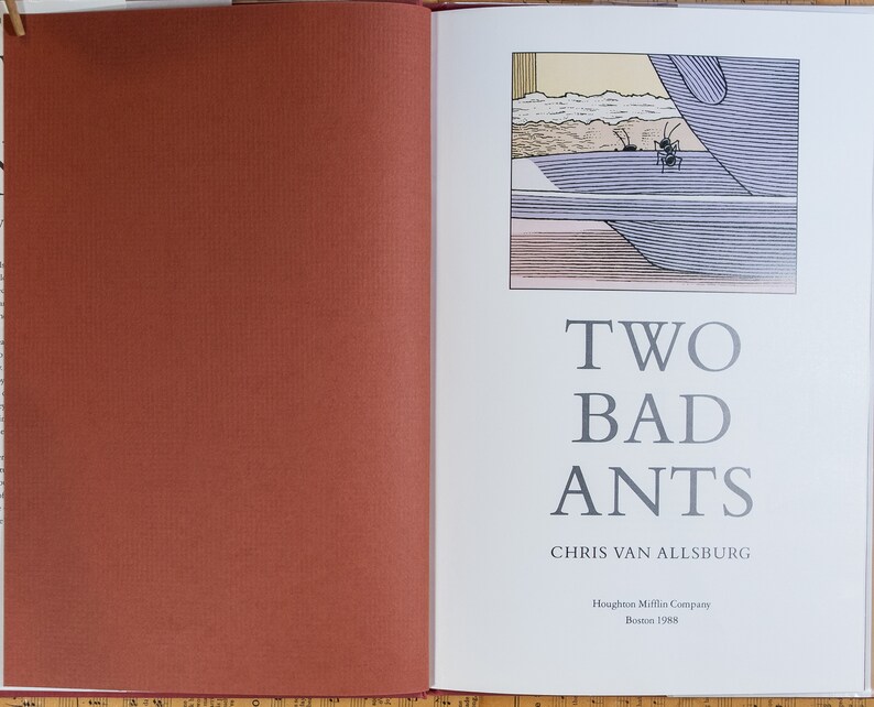 Two Bad Ants by Chris Van Allsburg. First Printing - Etsy