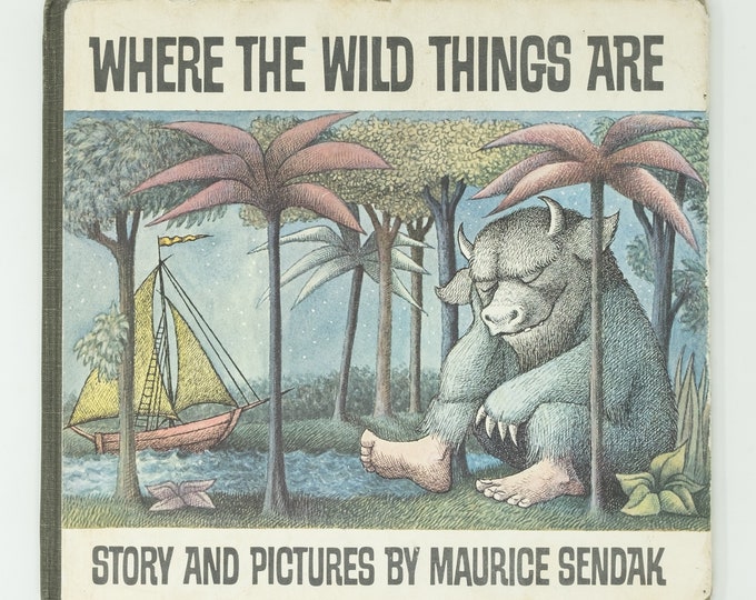 Where the Wild Things Are by Maurice Sendak ©1963 - Etsy
