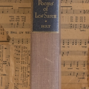 The Collected Poems of Lew Sarett. First Printing - Etsy