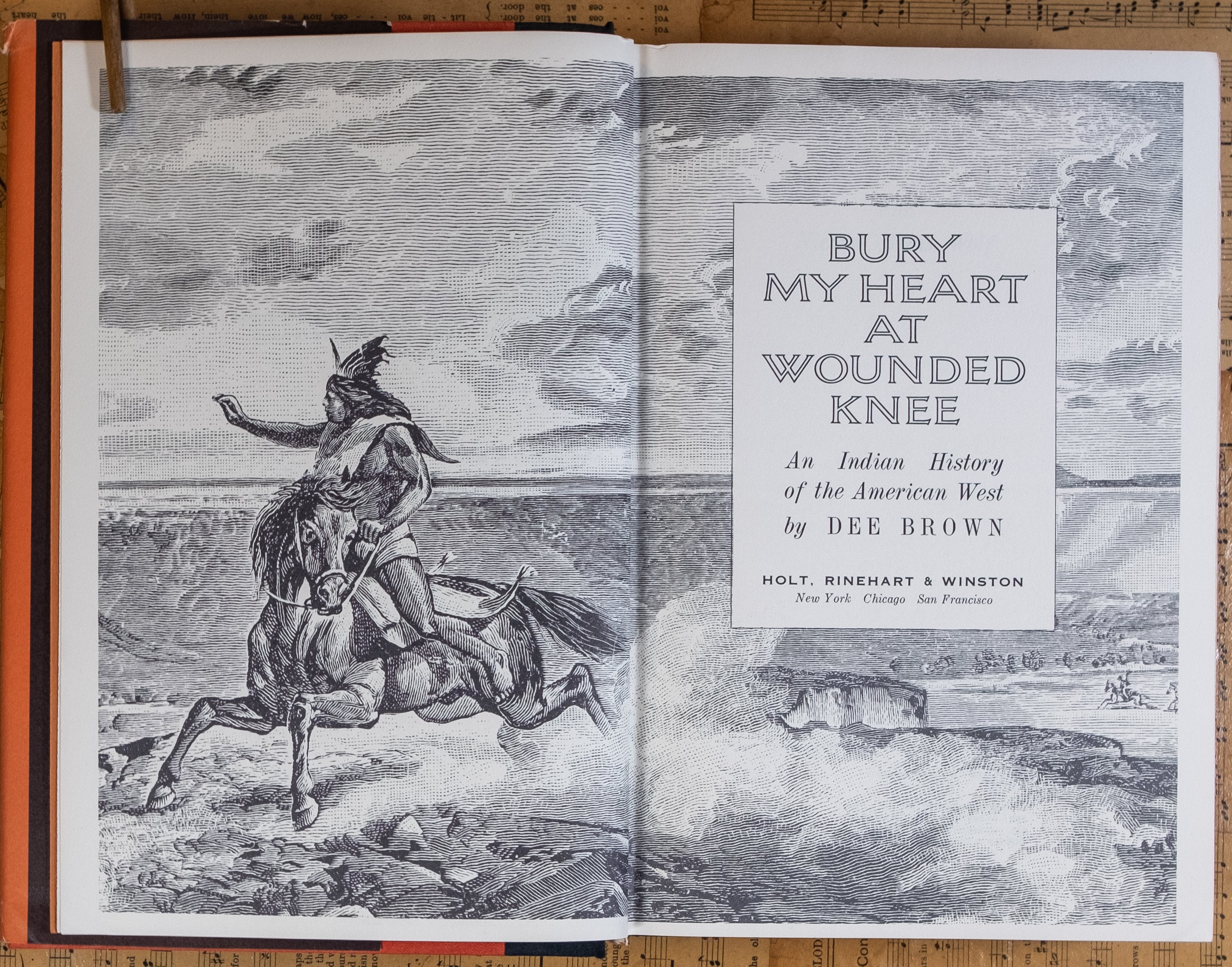 Bury My Heart at Wounded Knee by Dee Brown. 2nd Printing - Etsy