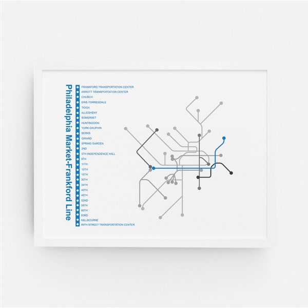 Map of Philadelphia Photography - Etsy