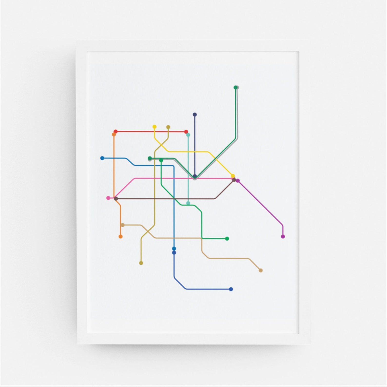 Mexico City Metro Map Thiscitymaps - Etsy