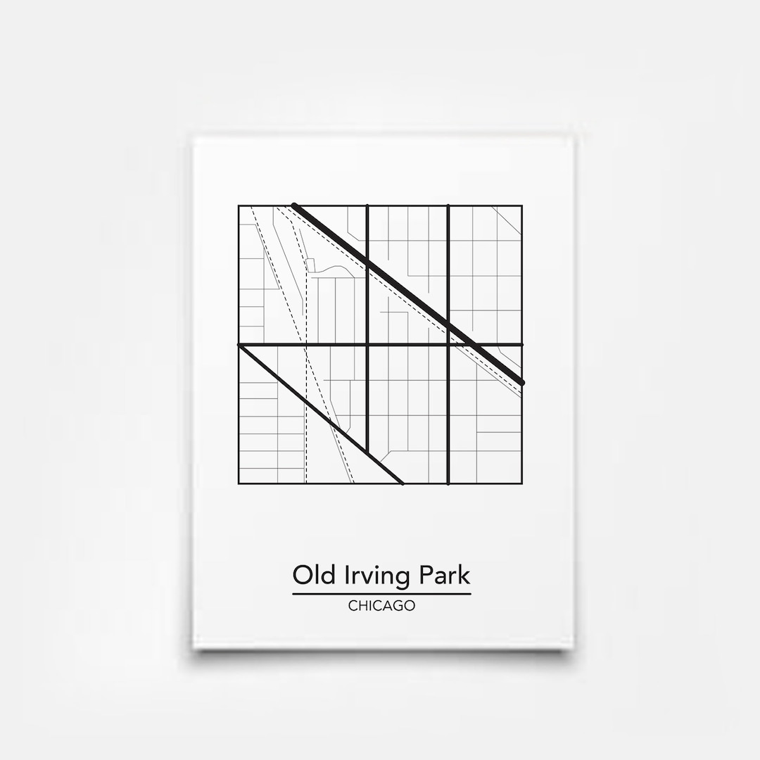 Irving Park Chicago Neighborhood Map Curriculum Material