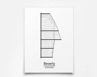 Pullman Chicago Neighborhood Map Thiscitymaps | Etsy