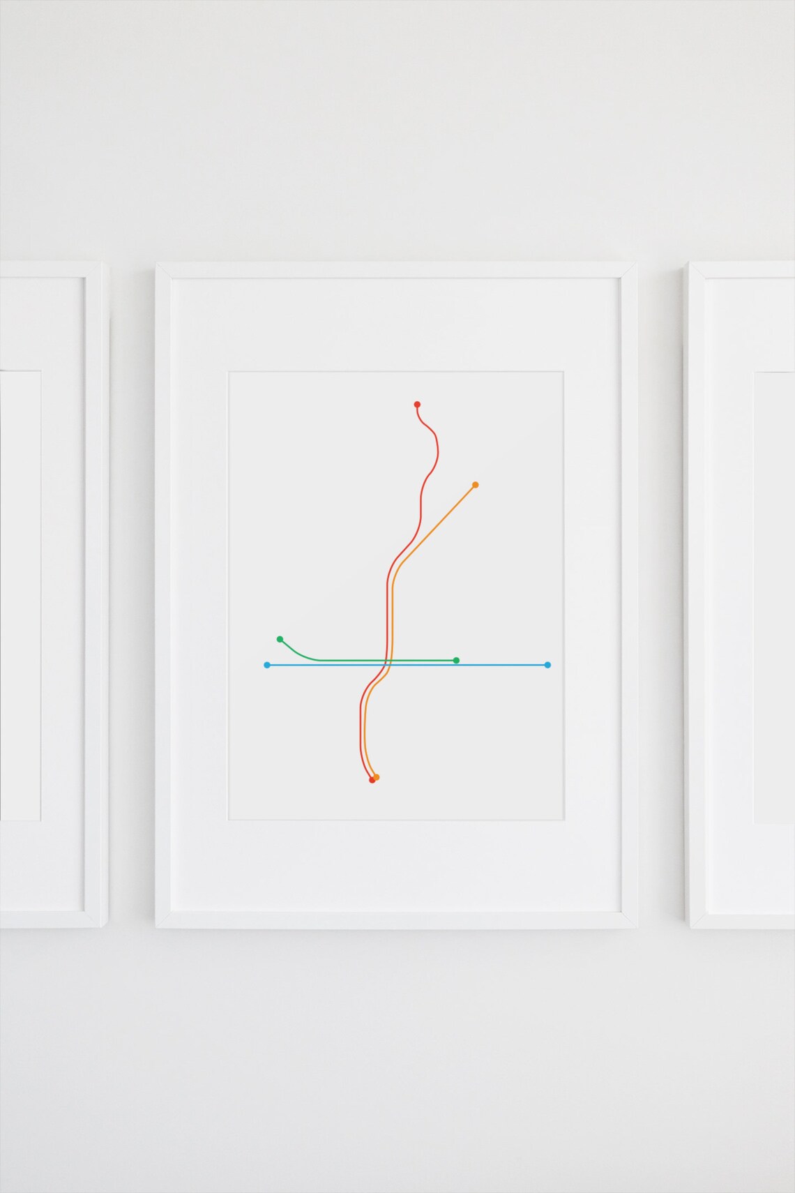 Atlanta Transit Map Thiscitymaps - Etsy