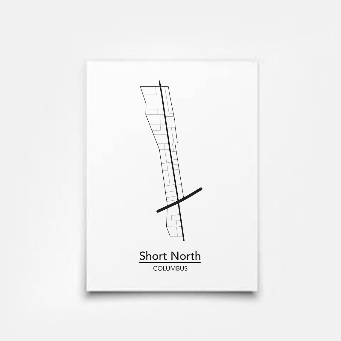 Short North Arts District Columbus Neighborhood Map - Etsy