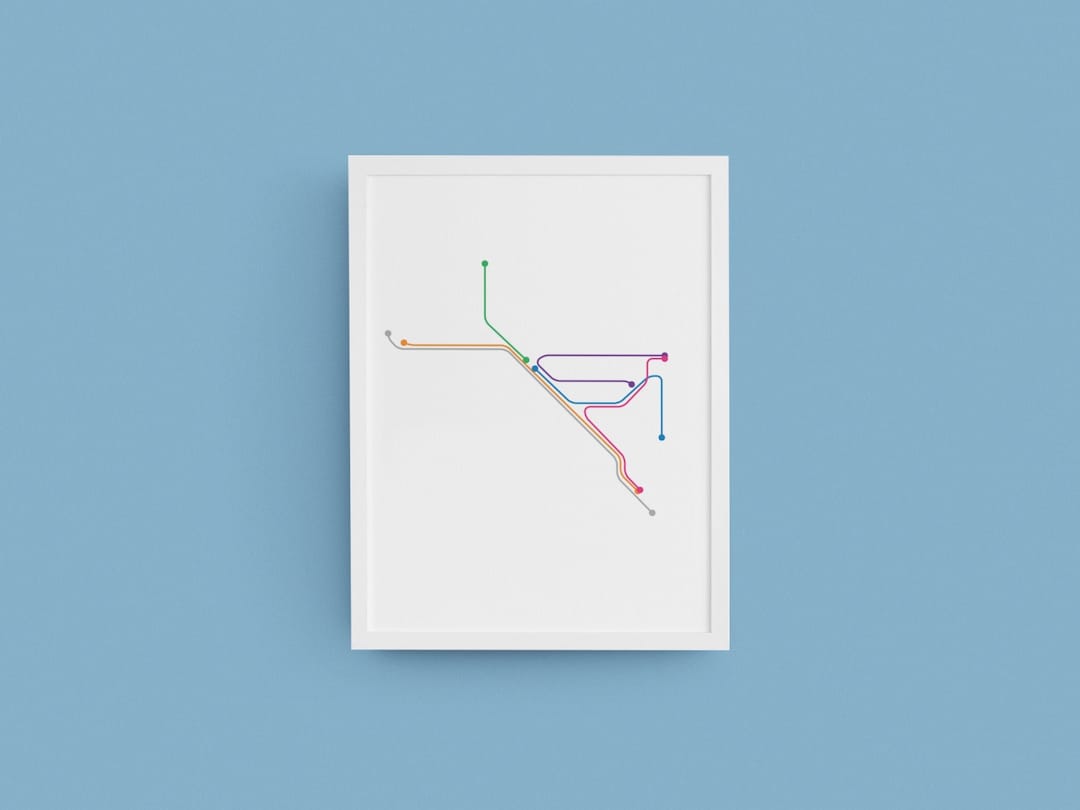 metrorail map southern california map