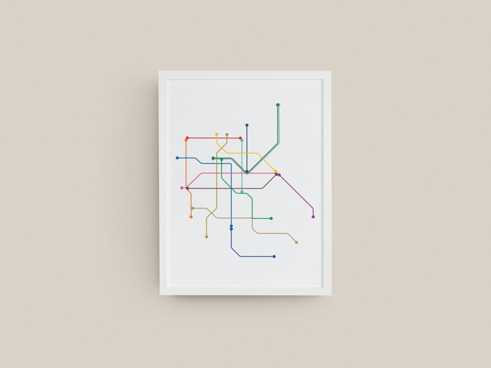 Mexico City Metro Map Thiscitymaps - Etsy