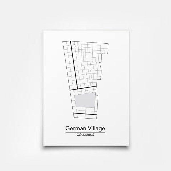 German Village Maps - Etsy
