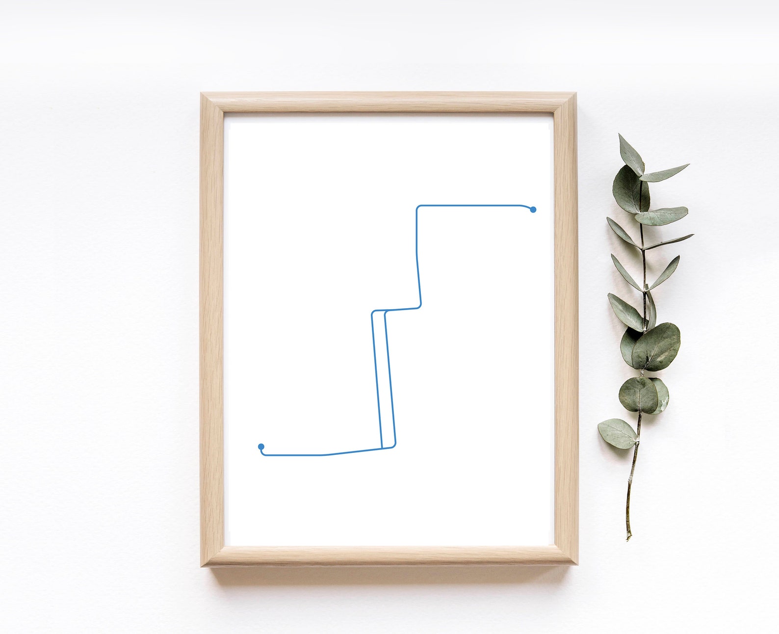 Milwaukee Streetcar the Hop Map Thiscitymaps - Etsy