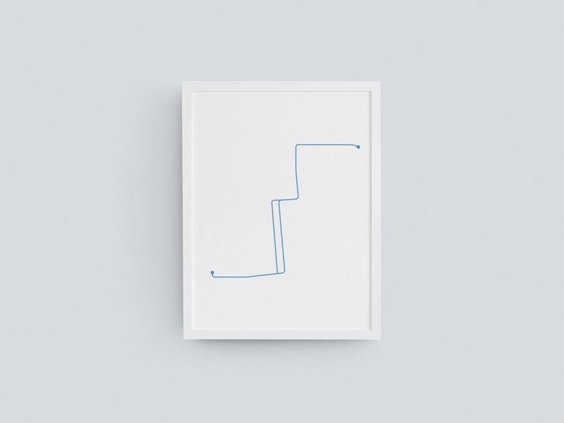 Milwaukee Streetcar the Hop Map Thiscitymaps - Etsy