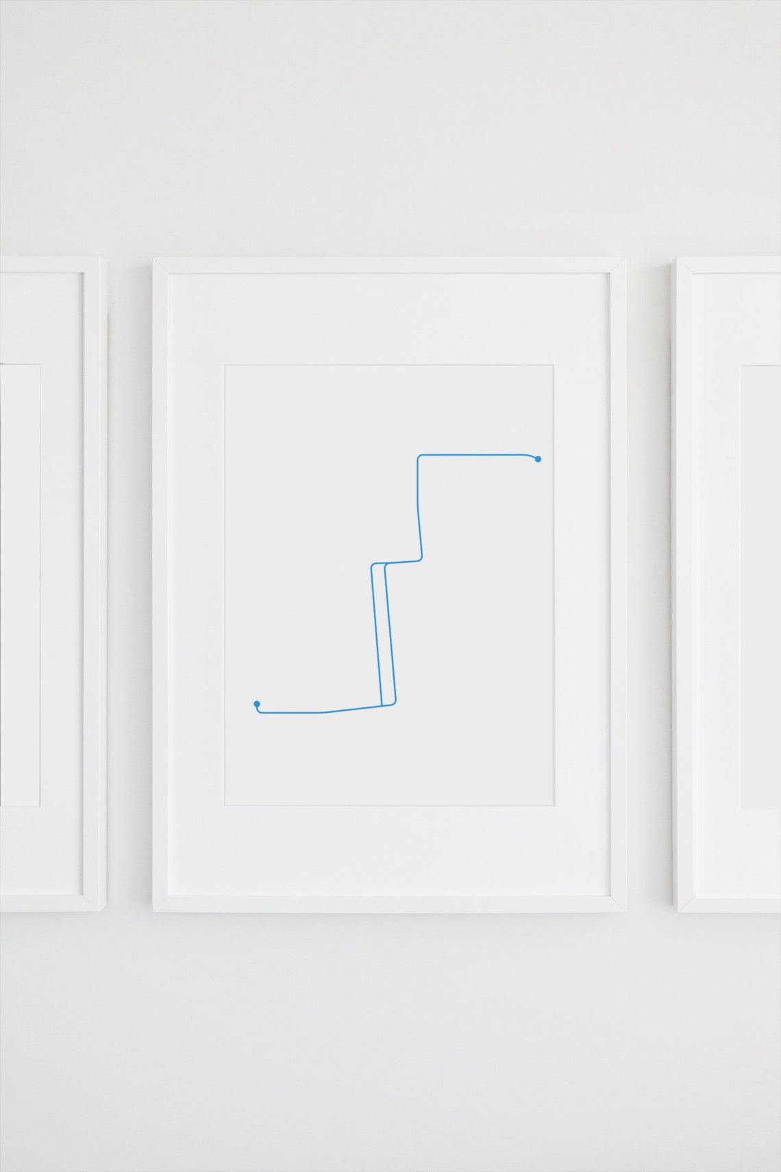 Milwaukee Streetcar the Hop Map Thiscitymaps - Etsy