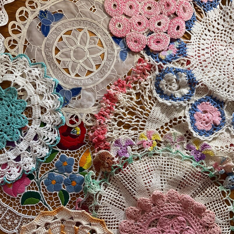 Colored Doilies - Etsy